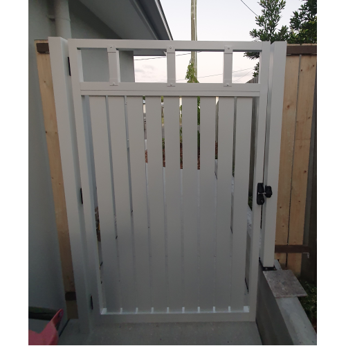 Redcliffe Hamptons Style 3-Vertical Gate - Aluminium Screening